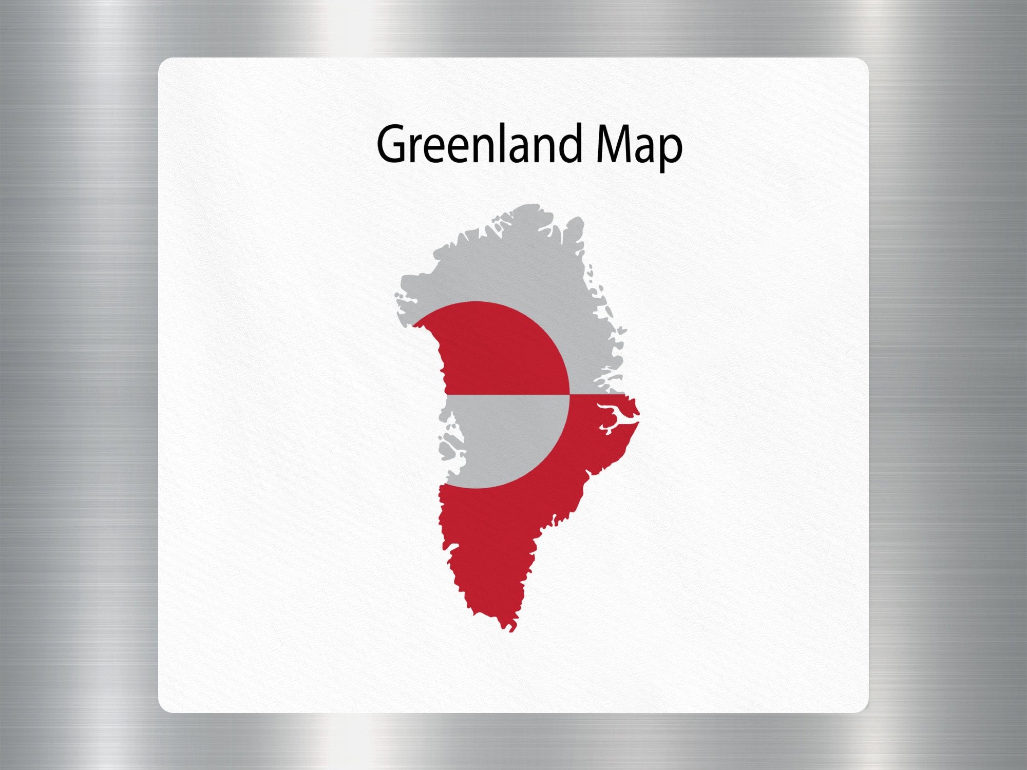 Wholesale Greenland Map Travel Sticker – GraffMerch.com